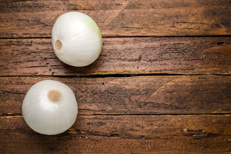 Top View Fresh Organic Onion on Table Top Stock Photo - Image of ...