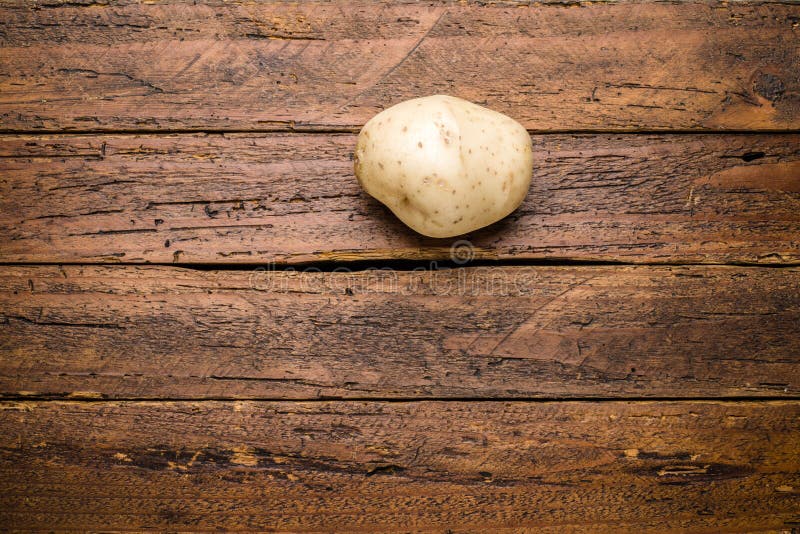 Top View Fresh Organic Potato on Table Top Stock Photo - Image of ...