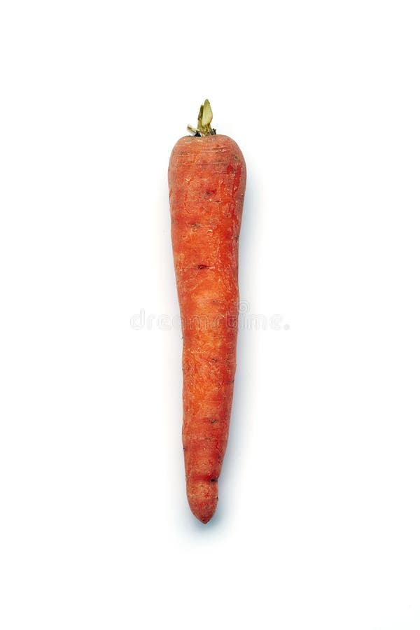Top View of Fresh Raw Carrot Isolated on White Background Stock Photo ...
