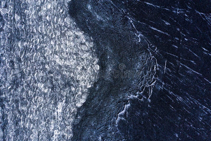 Frozen lake texture stock image. Image of winter, aerial - 168653265