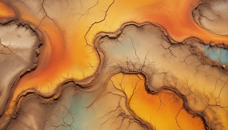 Top View Full Frame of Abstract Dried Soil Textured Background Stock ...