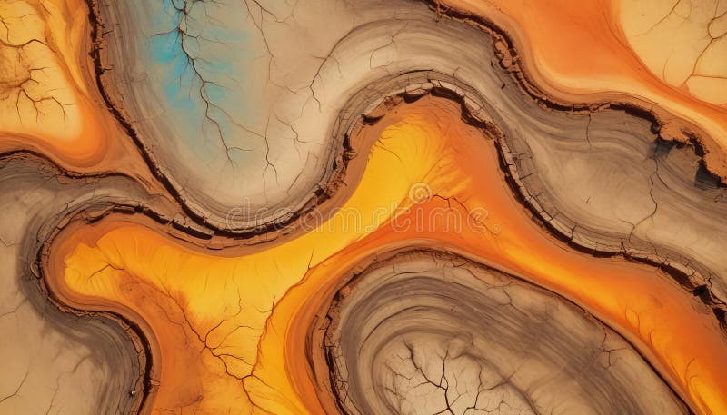 Top View Full Frame of Abstract Dried Soil Textured Background Stock ...