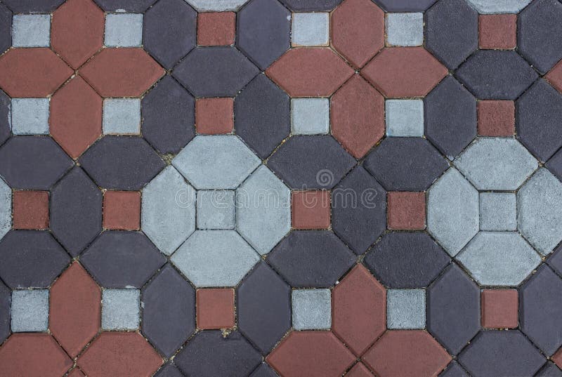 Garden Brick Paver Path Walkway Stock Image - Image of garden, cement ...