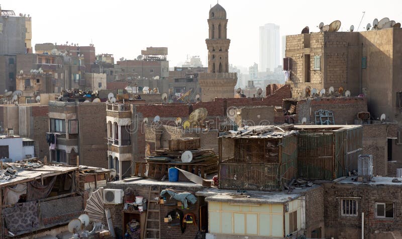 Top View of General Architecture of Cairo Stock Photo - Image of ...