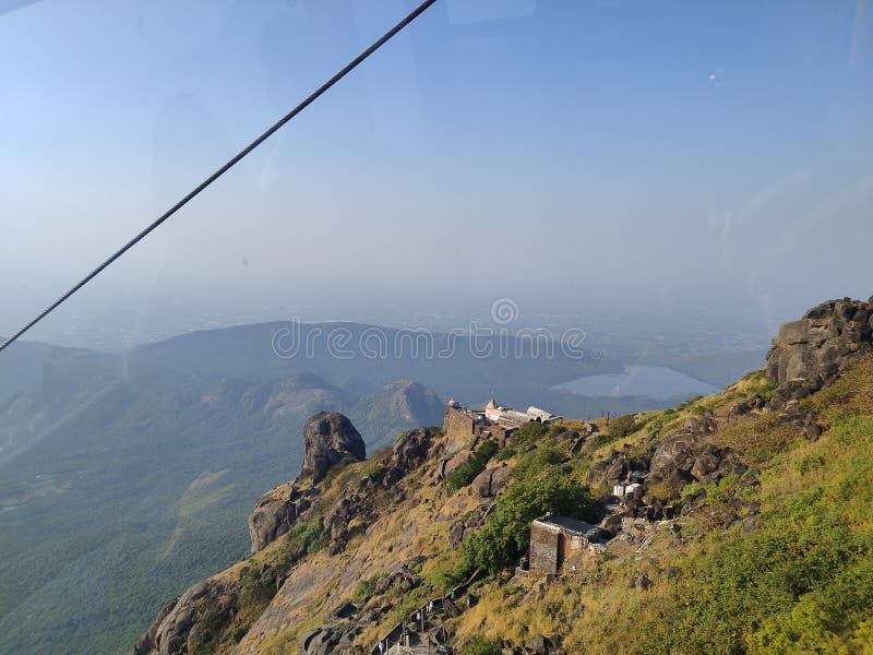 Top View of Girnar Mountain in Day Time Stock Photo - Image of ...