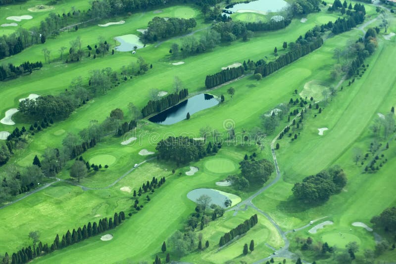 Top View of Golf Course Field Stock Photo - Image of nature, outdoor ...