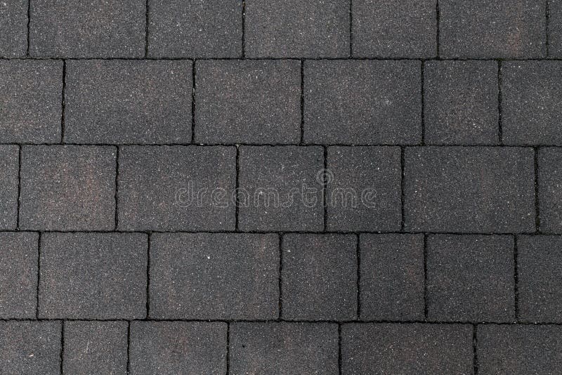 Top View on Granite Paving Slabs. Gray Paving Slabs for Pedestrian ...