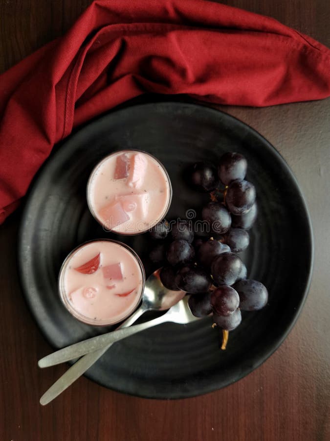 Grapes and sago stock photo. Image of view, produce - 229947654