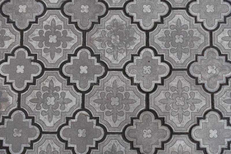 Top View of Gray Concrete Pavement Blocks Stock Image - Image of dirty ...