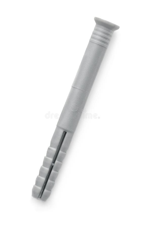 Top View of Gray Plastic Expansion Wall Plug Stock Image - Image of ...