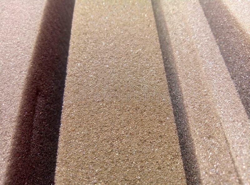 Top View of Gray Sponge Foam Pieces. Square Shape with Various ...