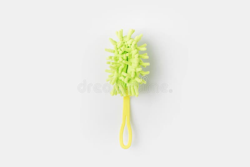 Top view of green brush, stock image. Image of white - 120690929