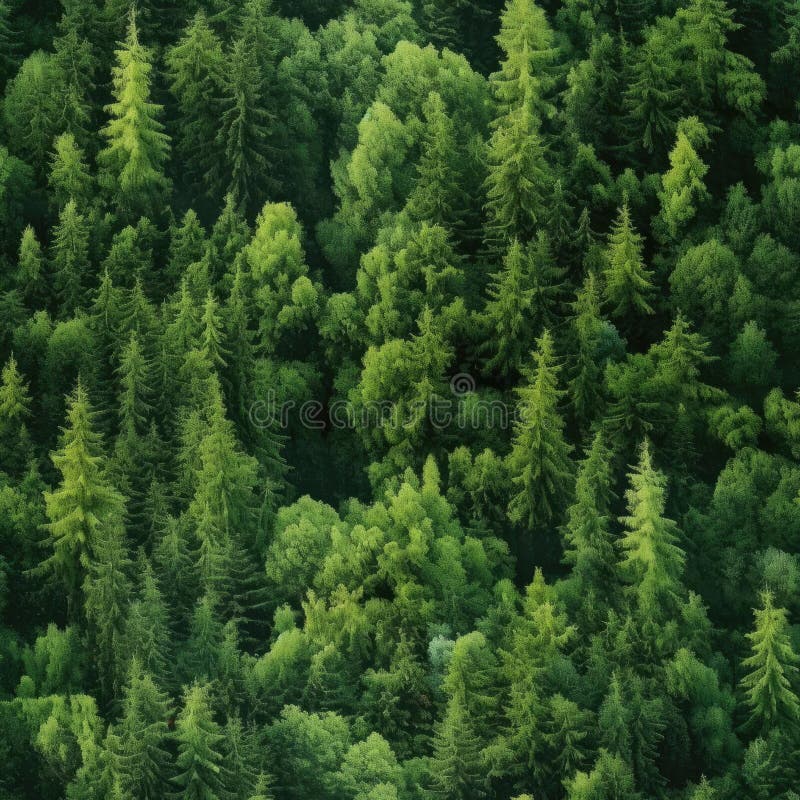 Top View of the Green Forest Stock Image - Image of tiled, trees: 289176673