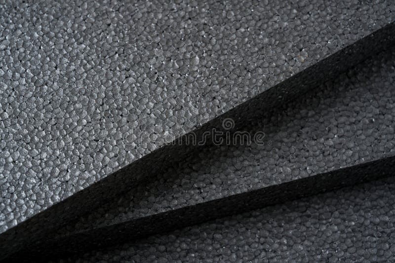 Top View of Grey Thermal Insulation Styrofoam Sheets Stacked on Top of ...