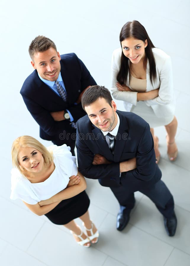 Top View of Group of People. Stock Image - Image of meeting, group ...
