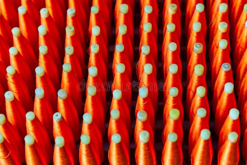 Group of Spool Thread Reel To Work for Weaving Machine and Thai Stock ...