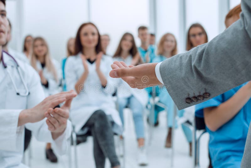 Top View. a Group of Smiling Doctors Pointing at You Stock Image ... Top View. a Group of Smiling Doctors Pointing at You Stock Image ...