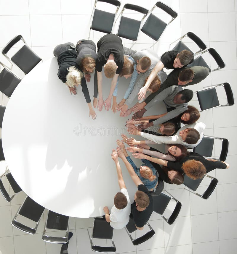 183 Diverse People Sitting Round Table Stock Photos - Free & Royalty ...