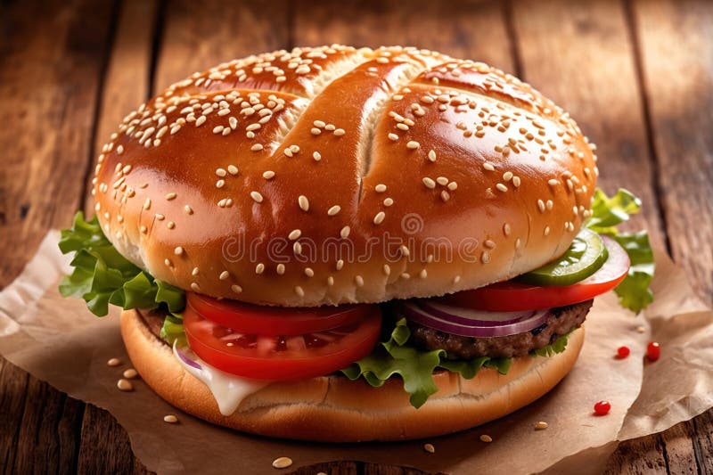 Top View of a Hamburger Bread Bun, Isolated on White Transparent ...