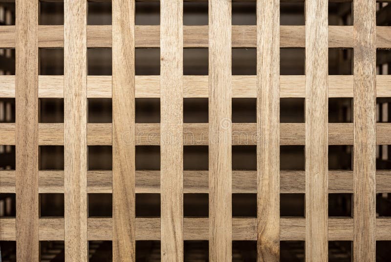 Top View of Handmade Wooden Slatted Table Stock Photo - Image of panel ...