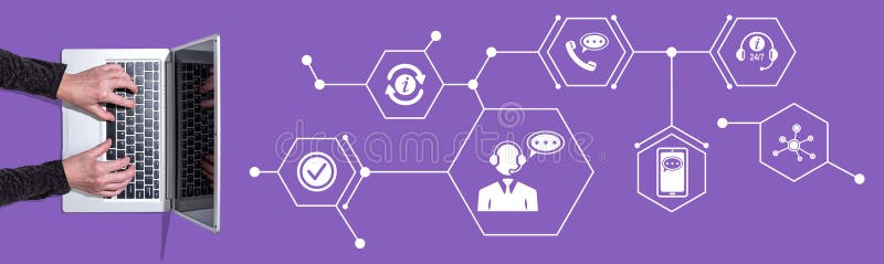 Concept of Customer Support Stock Image - Image of phone, helpline ...