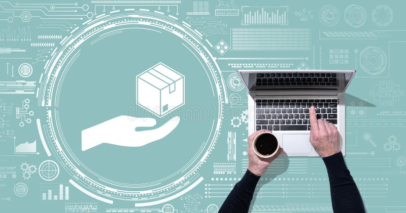 Concept of distribution stock photo. Image of service - 232150774