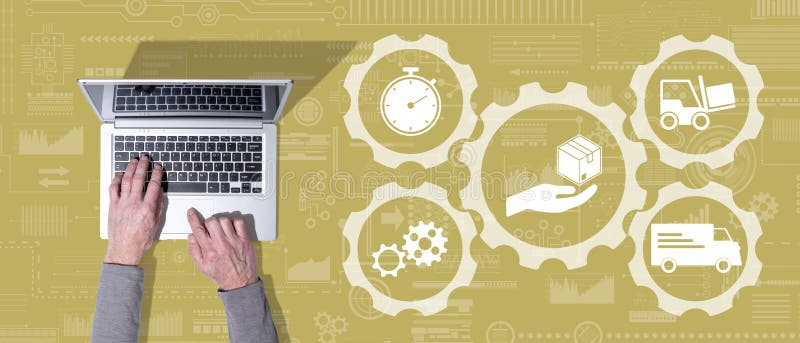 Concept of distribution stock image. Image of delivering - 239793707