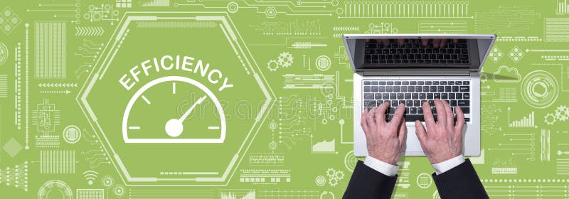 Concept of efficiency stock image. Image of optimization - 266801227