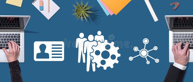 Concept of hrm stock image. Image of strategic, management - 265178113