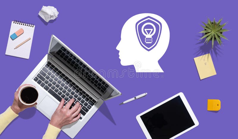 Concept of Intellectual Property Stock Photo - Image of security ...