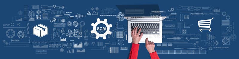 Concept of scm stock photo. Image of enterprise, management - 264073922