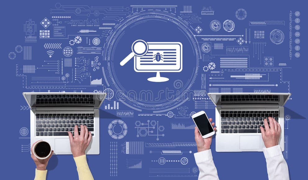 Concept of Software Testing Stock Photo - Image of code, analysis ...