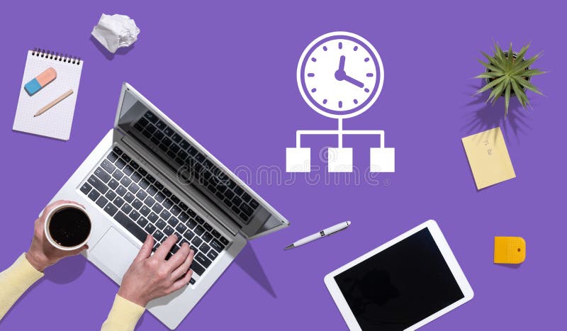 Concept of time management stock image. Image of deadline - 261705093