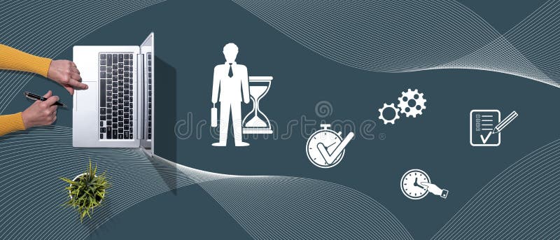 Concept of time management stock photo. Image of deadline - 266801216