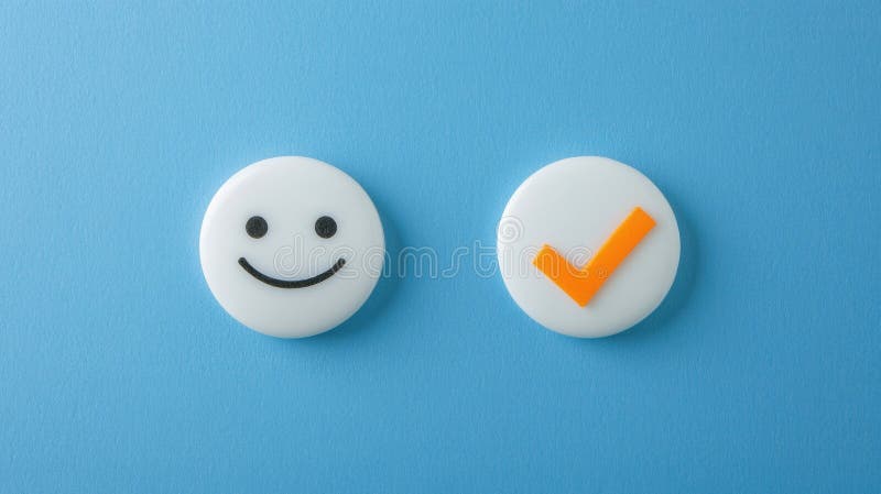 Happy Face Check Mark Stock Illustrations – 481 Happy Face Check Mark ...