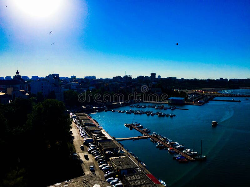 Top view harbor editorial photo. Image of exclusive - 142202216
