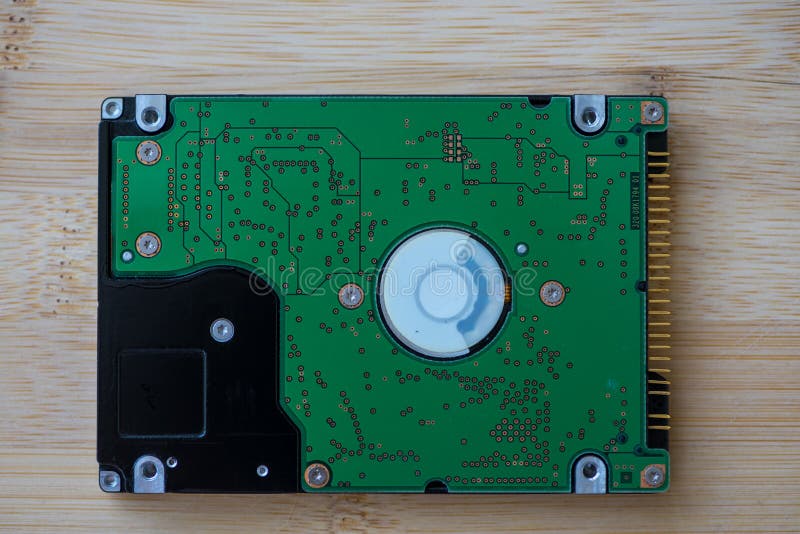 Top View of a Hard Disk Drive Stock Image - Image of safety, device ...