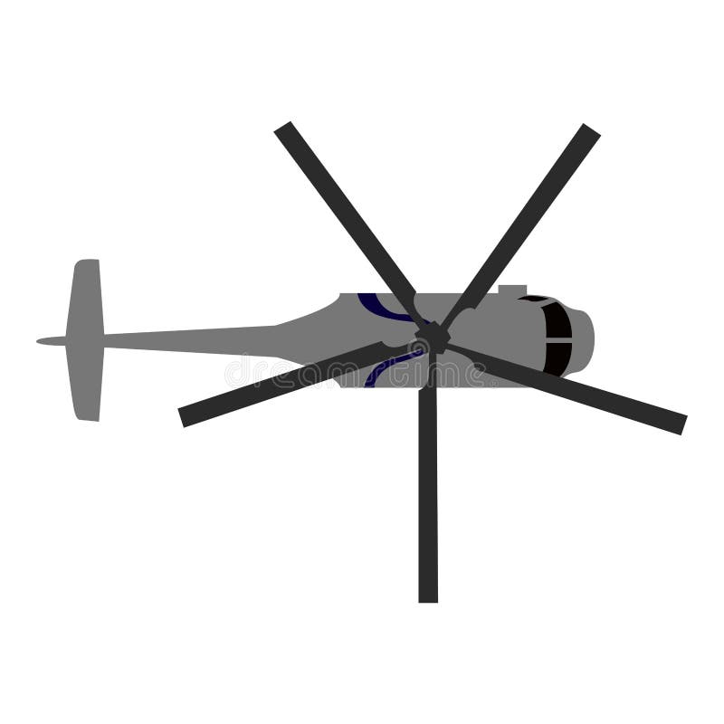 Top view of an helicopter stock vector. Illustration of cartoon - 93510119 Top view of an helicopter stock vector. Illustration of cartoon - 93510119