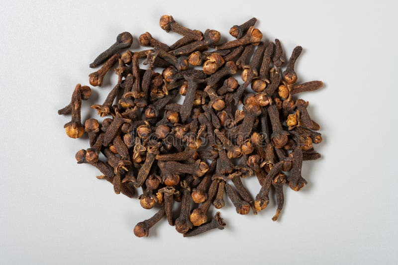 Top View Herb DingXiang or Caryophylli Flos or Clove Stock Photo ...