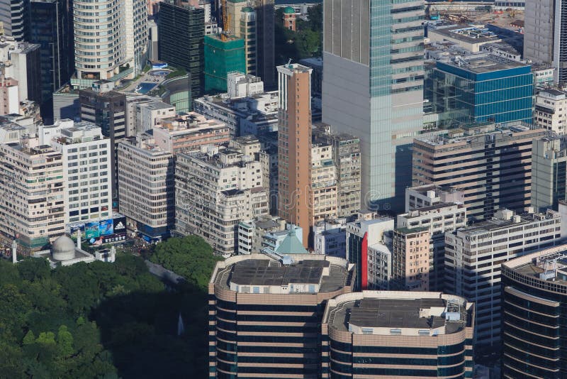 Top View of Hong Kong Apartment Building 2 July 2012 Editorial ...