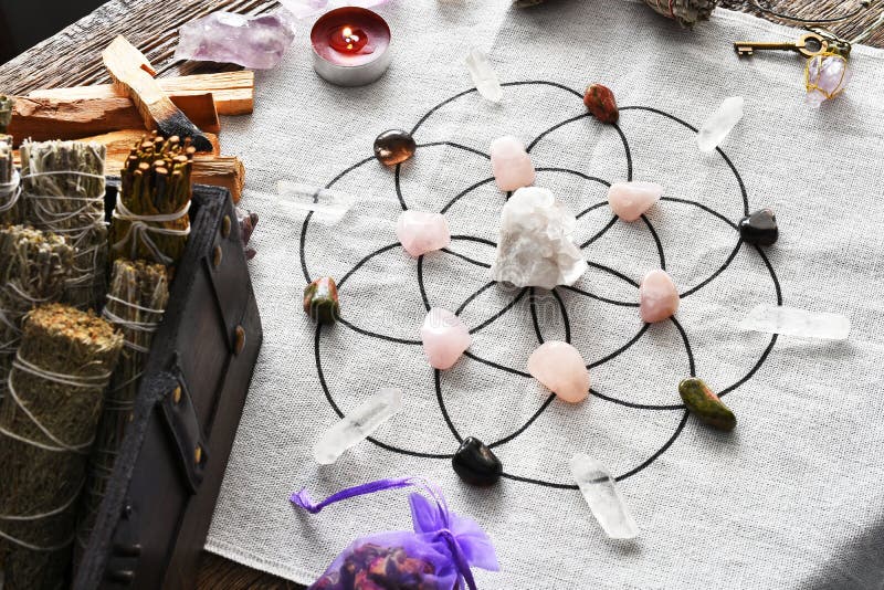 Crystal Healing Grid stock image. Image of chakra, life - 178908621