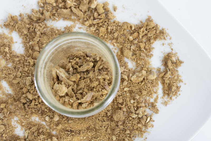 Dried Ground Ginger Root Texture Abstract Stock Photo - Image of indian ...