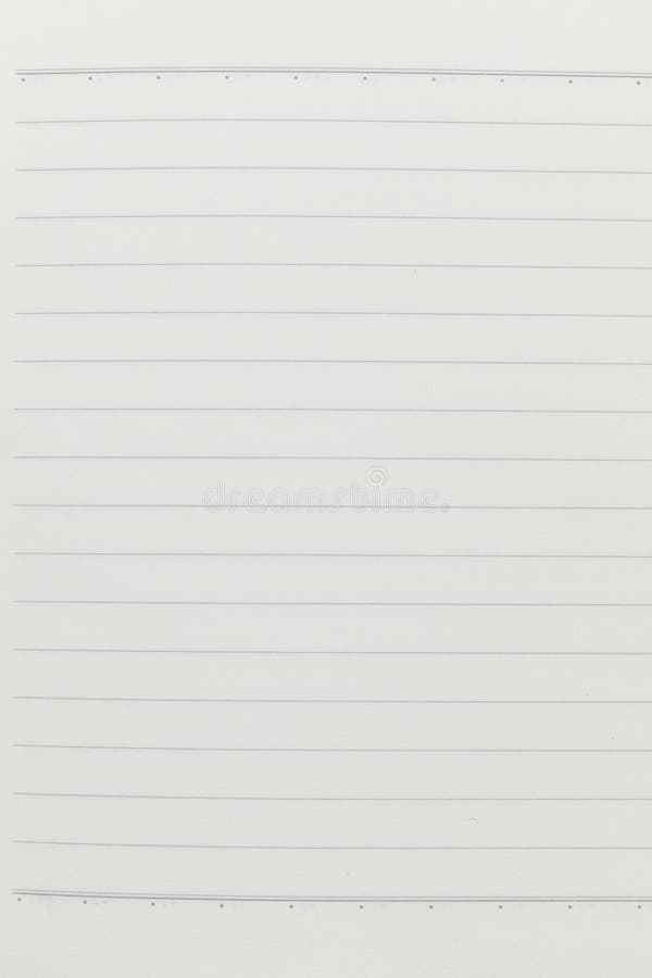 Top View of Open Planner Notebook with Blank Page, Lined Paper Texture ...