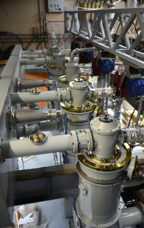 Top View of an Industrial High-voltage Electron Accelerator Stock Image ...