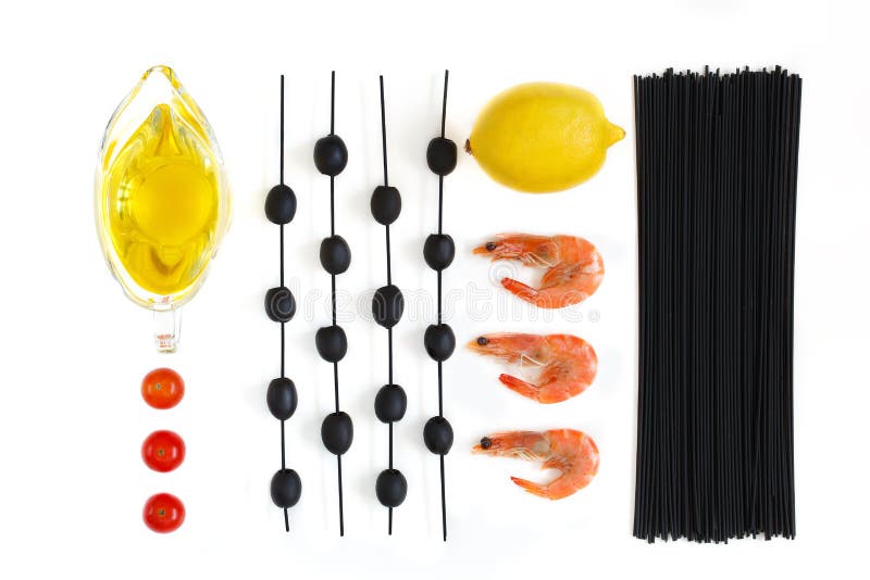 Top View of the Ingredients for the Paste Stock Photo - Image of ...