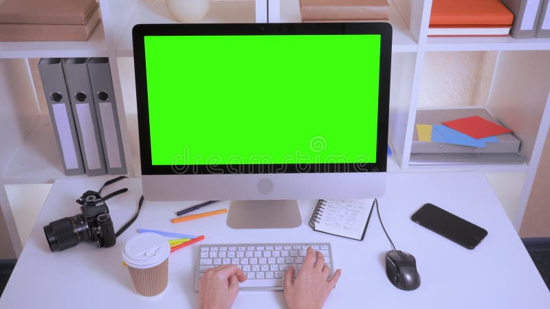 Photographer Works in Office Stock Video - Video of moving, education ...