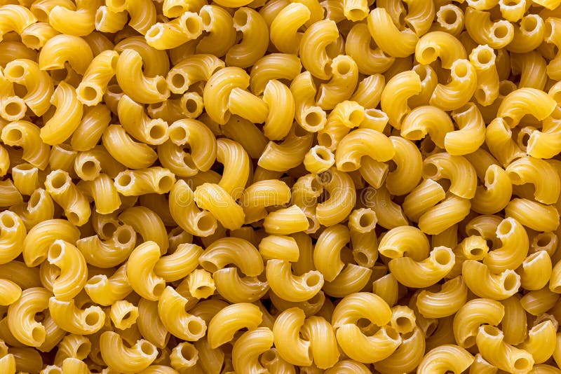 Top View of Italian Uncooked Chifferi Pasta Stock Image - Image of ...