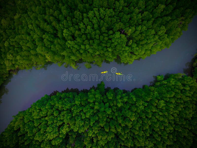 Top view kayak stock photo. Image of aerial, thailand - 97293914