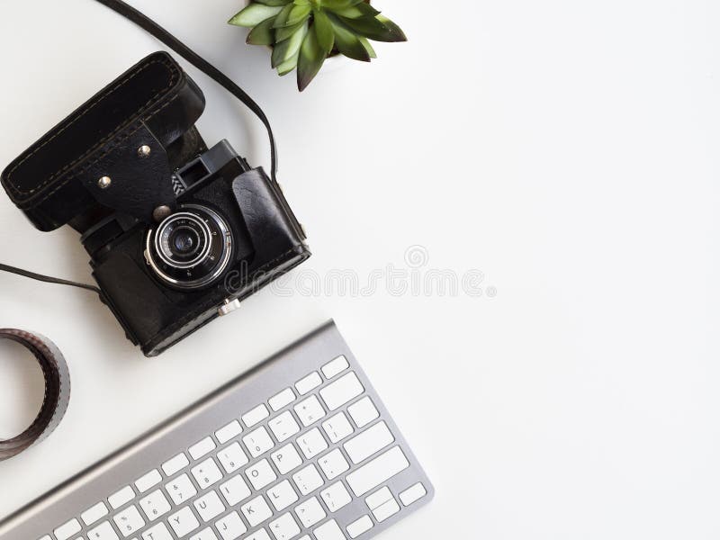 Top View Keyboard Camera Device. High Quality Photo Stock Image - Image ...