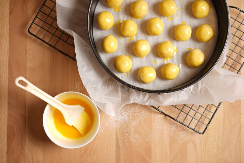 Top View of a Kitchen with Baking Equipment Stock Image - Image of ...